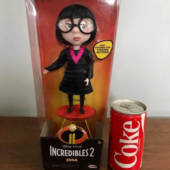 Jakks Pacific | Toys | Disney Store Pixar Edna The Incredibles 2 8 ...